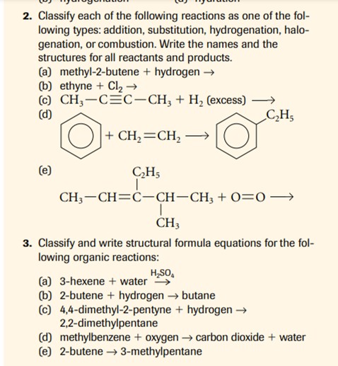Classify each of the following reactions as one of | Chegg.com