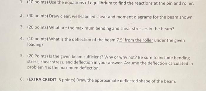 Solved 1. (10 points) Use the equations of equilibrium to | Chegg.com