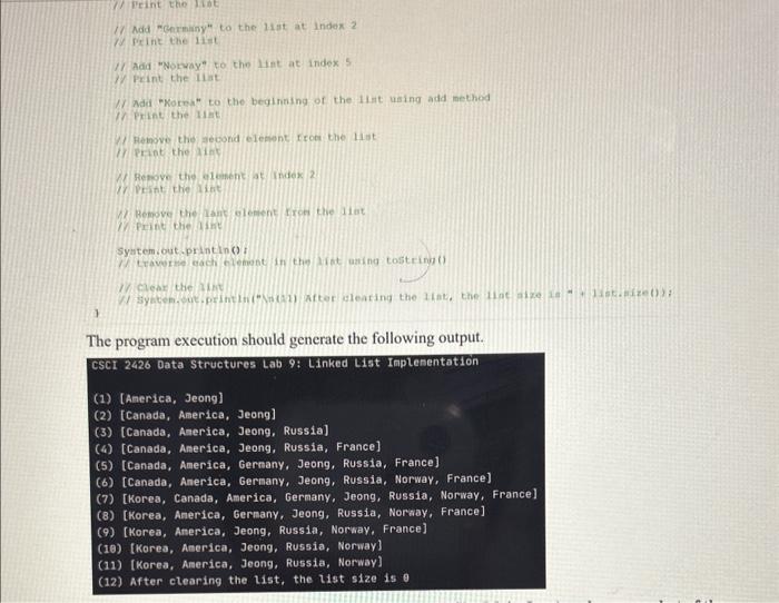 Solved The purpose of this lab is to understand a linked | Chegg.com