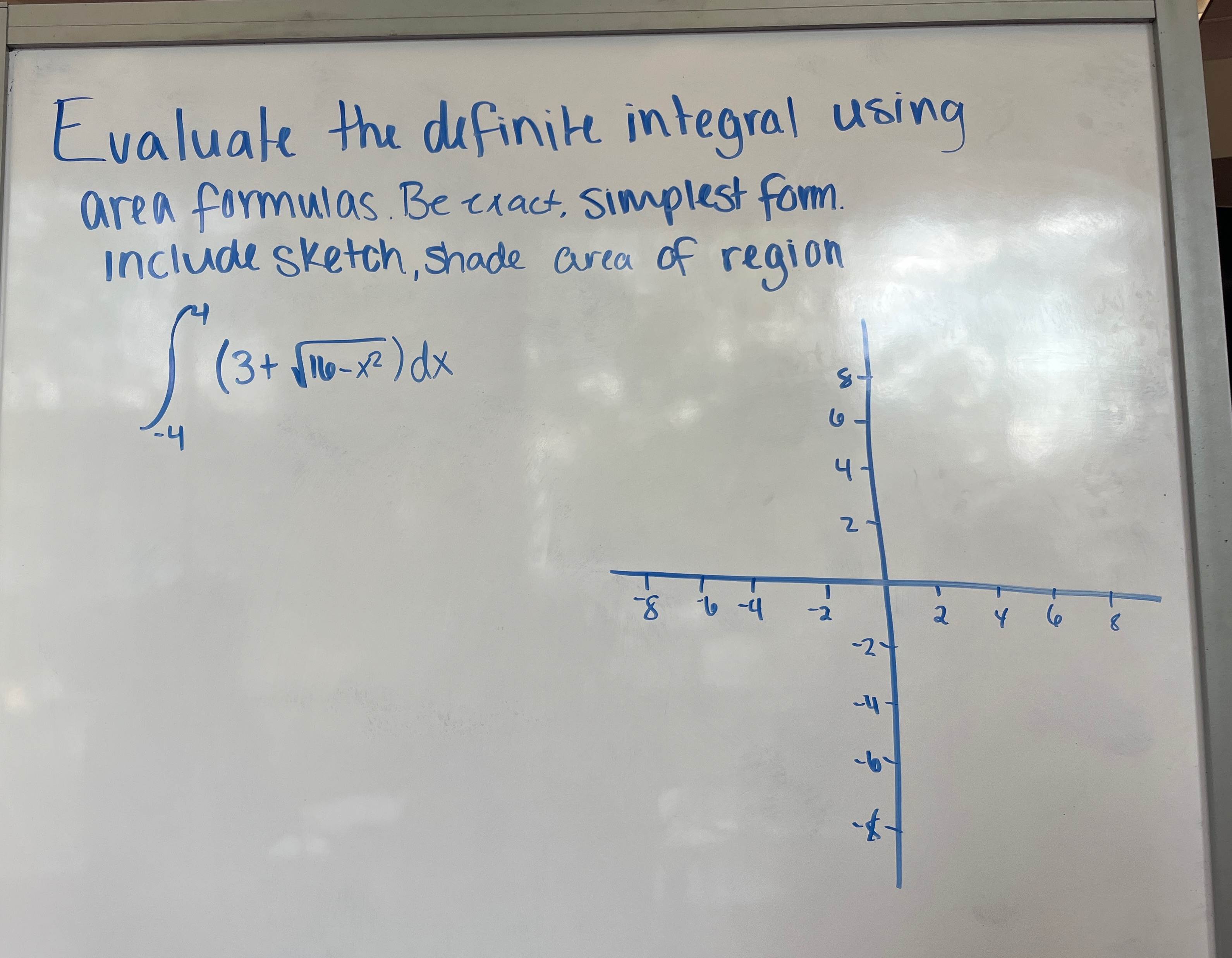 Solved Evaluate the definite integral using area formulas. | Chegg.com