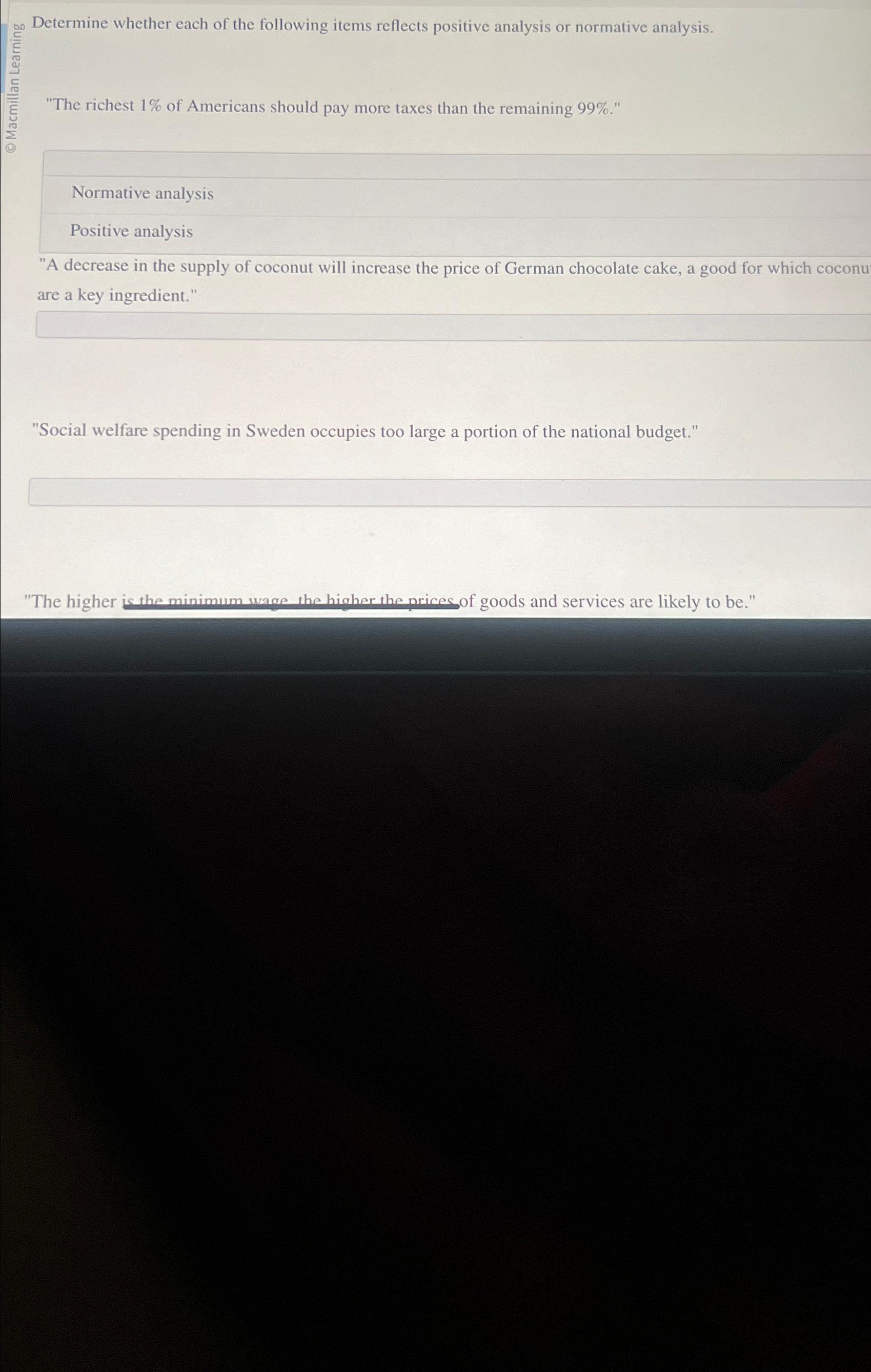 Solved Determine whether each of the following items | Chegg.com
