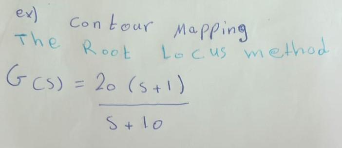 Solved contour The Root Mapping Locus method ( G(s) = 20 | Chegg.com