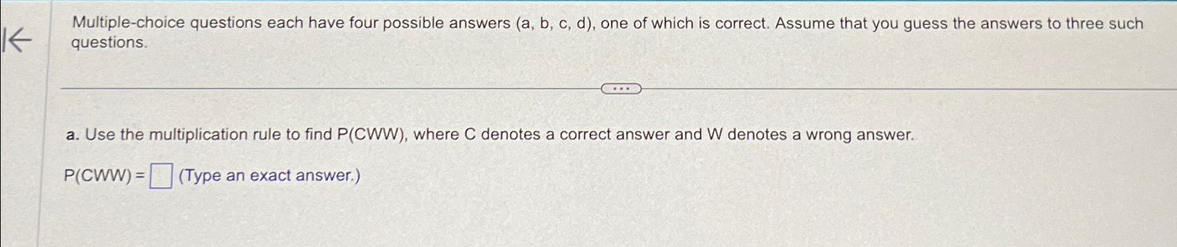 Solved Multiple-choice questions each have four possible | Chegg.com