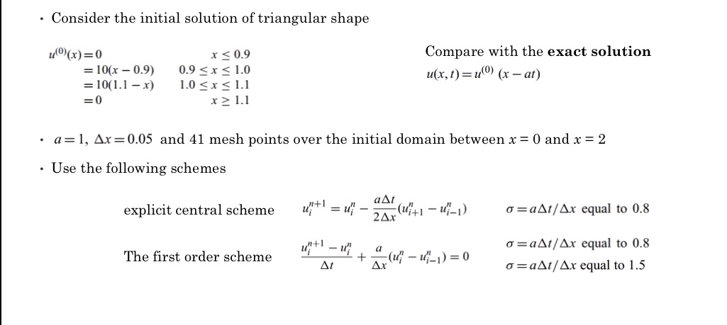 Solved Consider the initial solution of triangular | Chegg.com