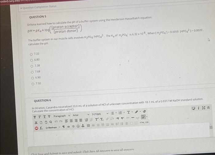 Solved sosted.cuny.edu Question Completion Status QUESTIONS | Chegg.com