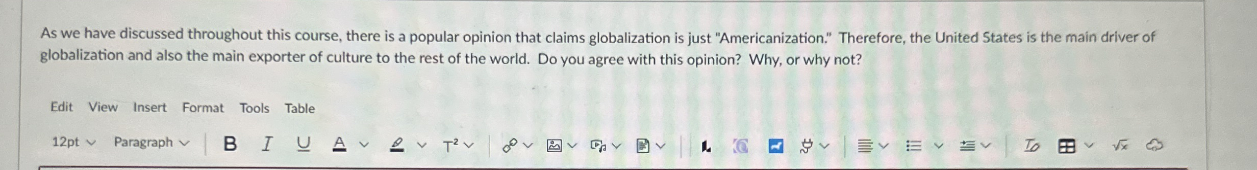 Solved As we have discussed throughout this course, there is | Chegg.com