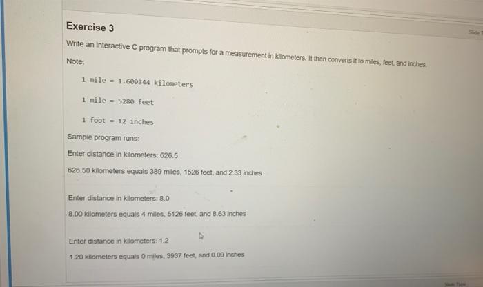 Solved Write an interactive C program that prompts for a | Chegg.com