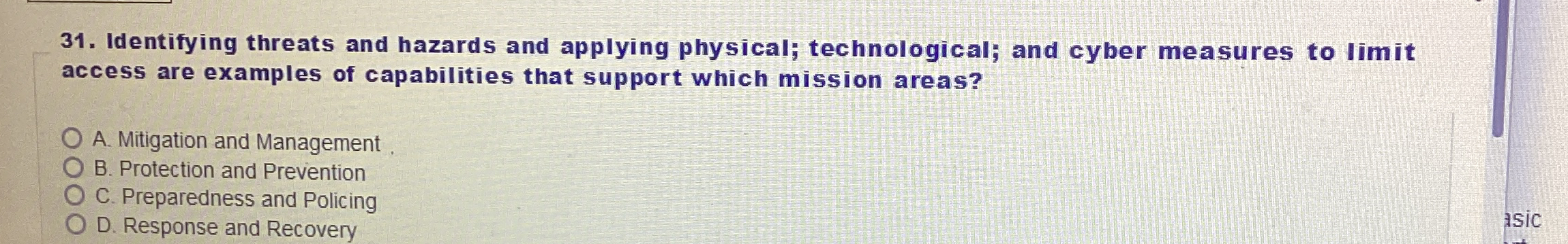 Solved Identifying threats and hazards and applying | Chegg.com