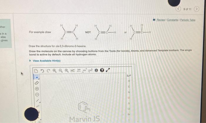 Solved Which of the following molecules can have cis-trans | Chegg.com