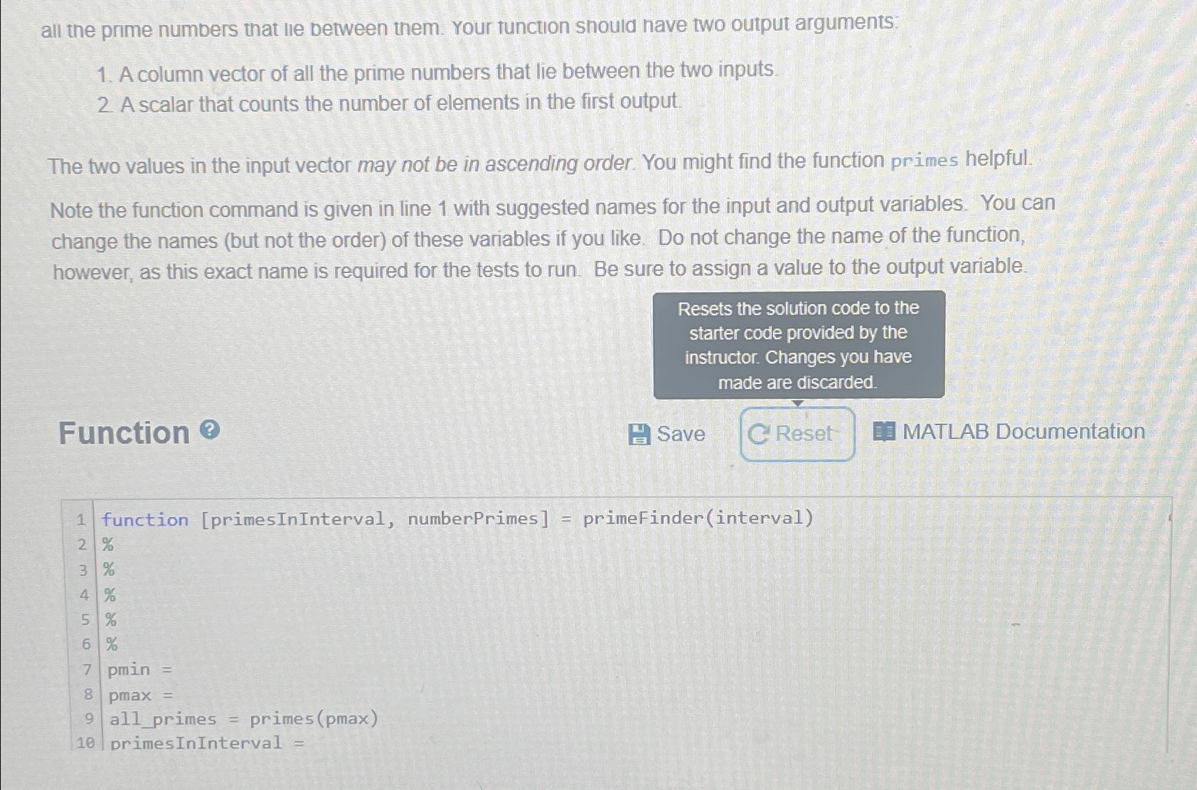 Solved all the prime numbers that lie between them. Your | Chegg.com
