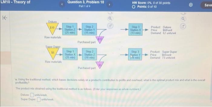 Solved and Z) using a small batch process. Each of the | Chegg.com