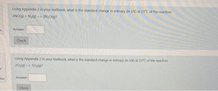 Solved Gueston 20 Using Appendix 2 in your textbook, what is | Chegg.com