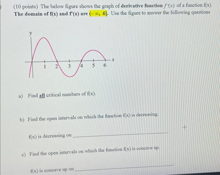Solved (10 points) The below figure shows the graph of | Chegg.com