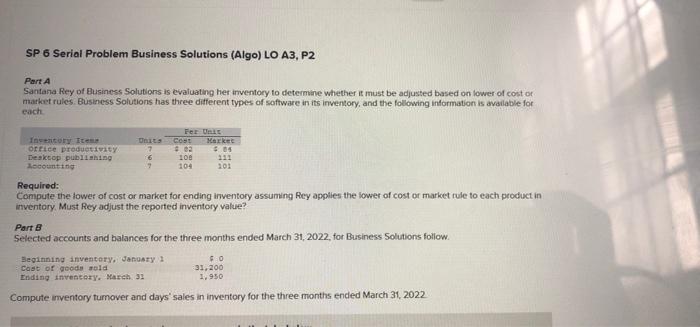 Solved Use the following information for the Exercises 8-10 | Chegg.com