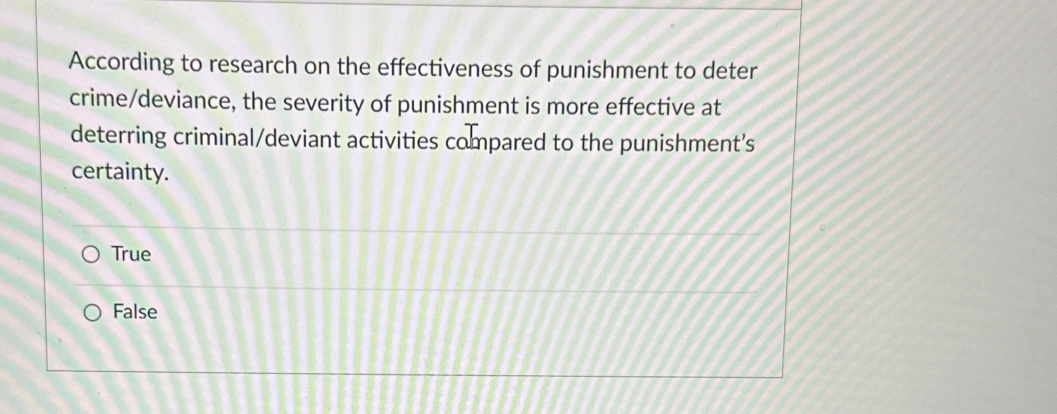 Solved According to research on the effectiveness of | Chegg.com