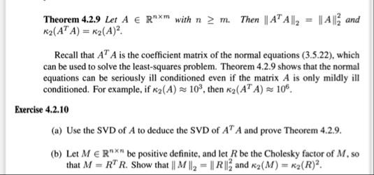 Solved Theorem 4.2.9 ﻿Let AinRn×m ﻿with n≥m. ﻿Then | Chegg.com