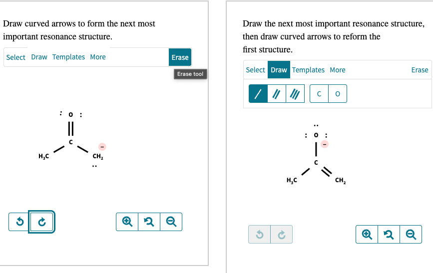 Solved Draw the next most important resonance structure for | Chegg.com