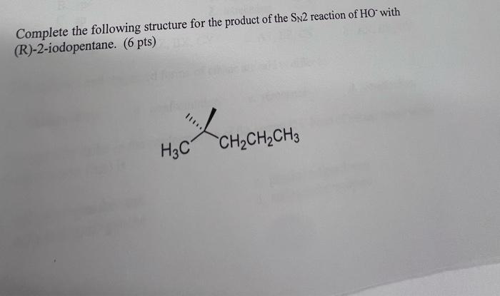 Solved Complete the following structure for the product of | Chegg.com