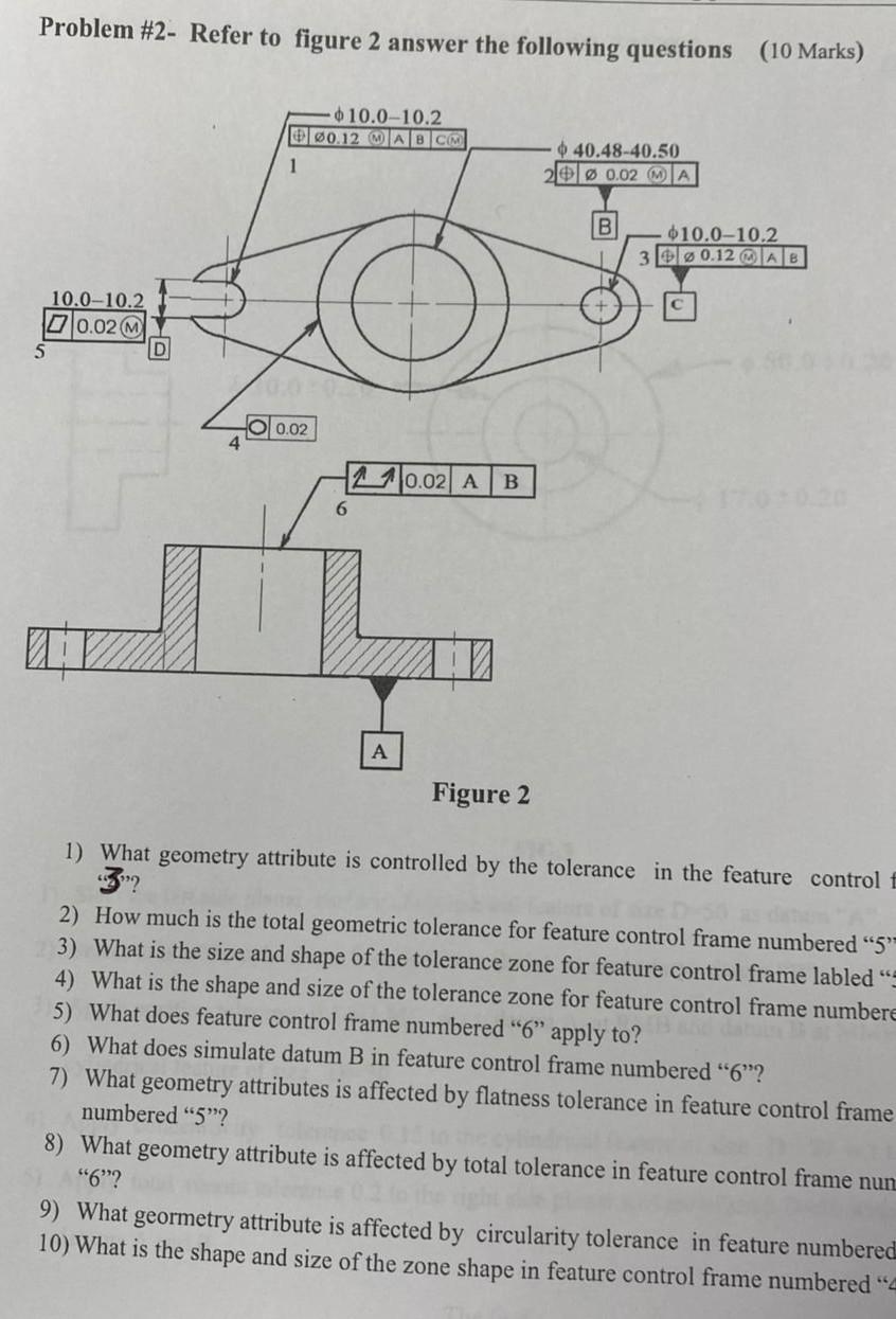 Problem \\#2- Refer to figure 2 answer the following | Chegg.com