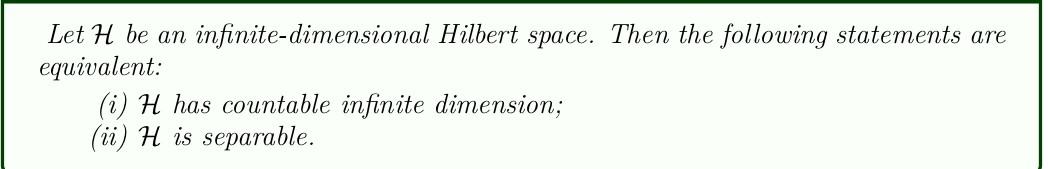 Solved Let H be an infinite-dimensional Hilbert space. Then | Chegg.com