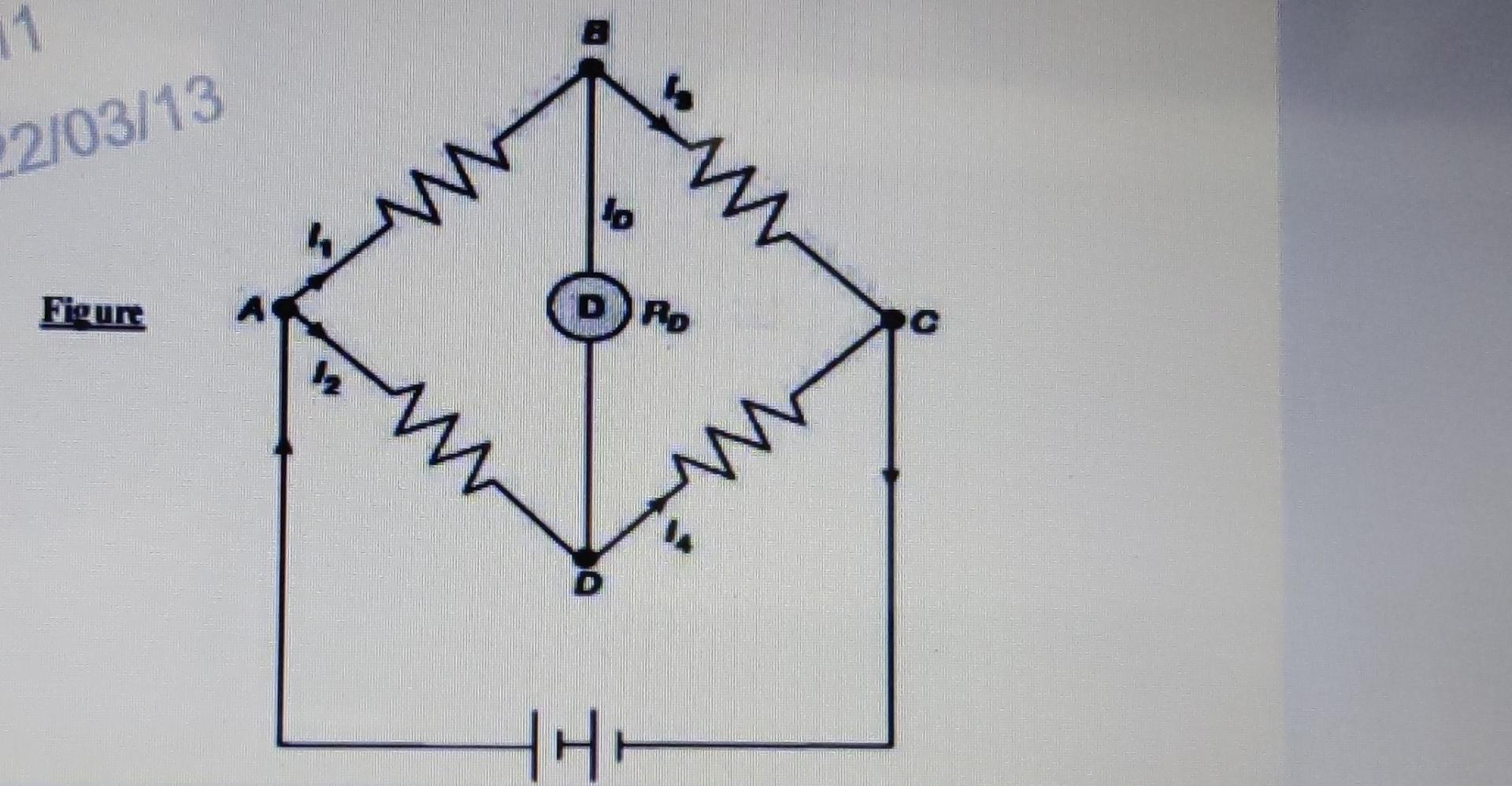Solved The resistances in the four arms of a Wheatstone | Chegg.com