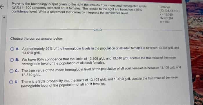 Solved Refer to the technology output given to the right | Chegg.com