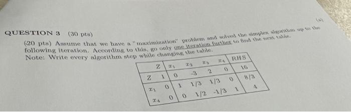 Solved Assume that we have a "maximization" problem and | Chegg.com