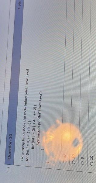 Solved How many times does the code below print I love Java? | Chegg.com