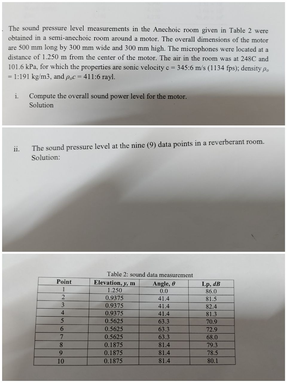 Solved MECHANICAL ENGINEERING: Acoustic and noise control | Chegg.com