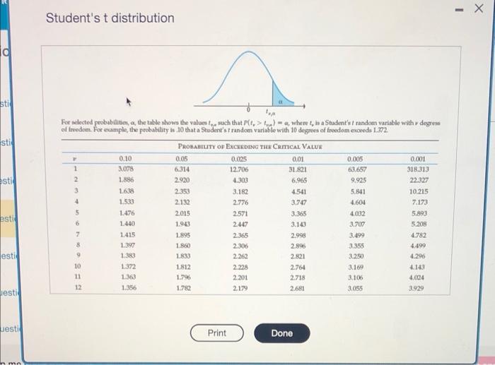 Solved A dependent random sample from two normally | Chegg.com