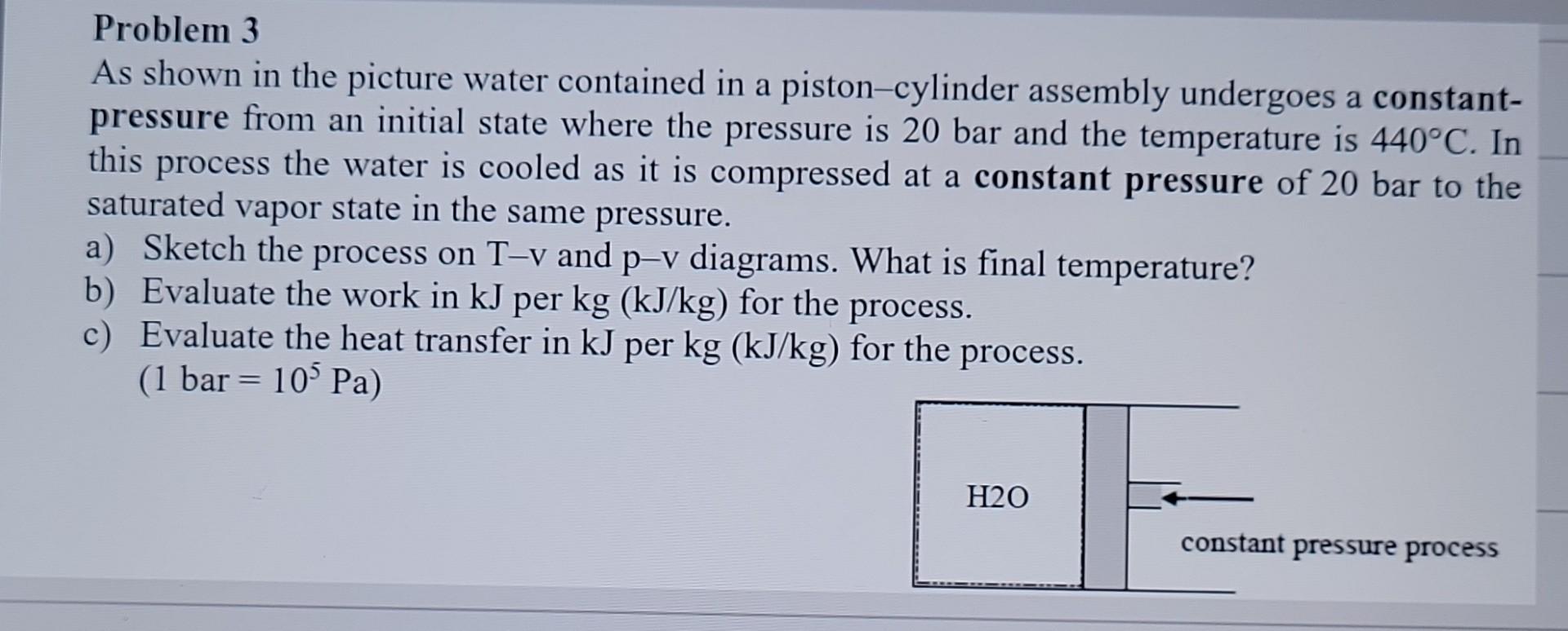 Solved As shown in the picture water contained in a | Chegg.com