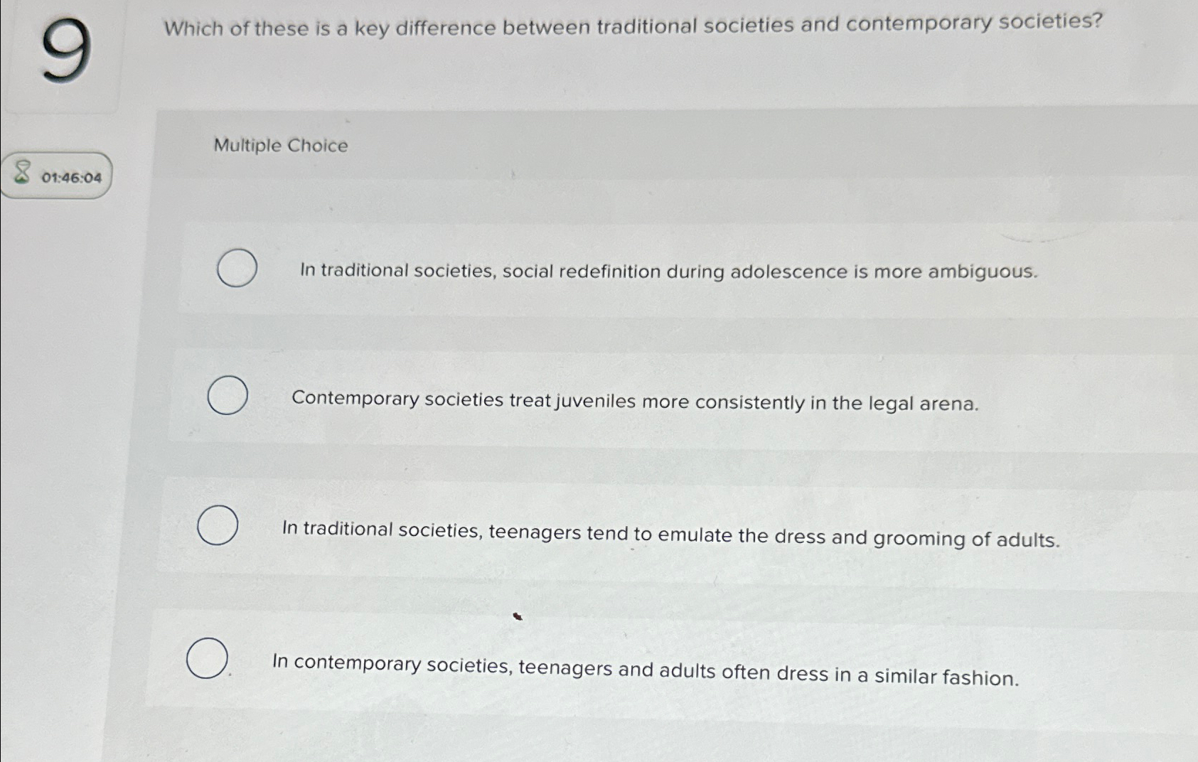 Solved Which of these is a key difference between | Chegg.com