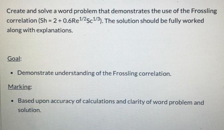 Solved Create and solve a word problem that demonstrates the | Chegg.com