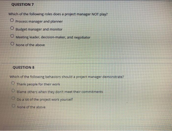 Solved When creating a project definition, it is important | Chegg.com