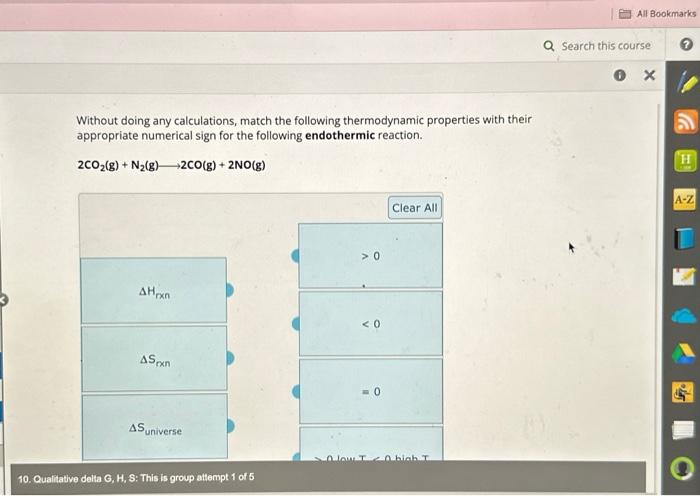 Solved Without doing any calculations, match the following | Chegg.com