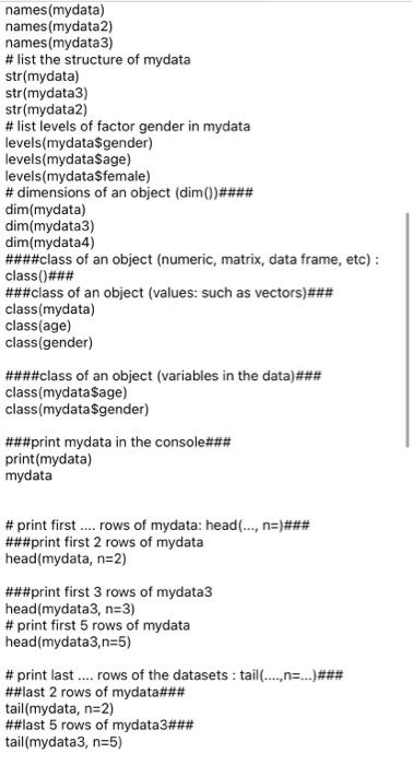 Solved #####Keyboard Input#### # create a data frame from | Chegg.com