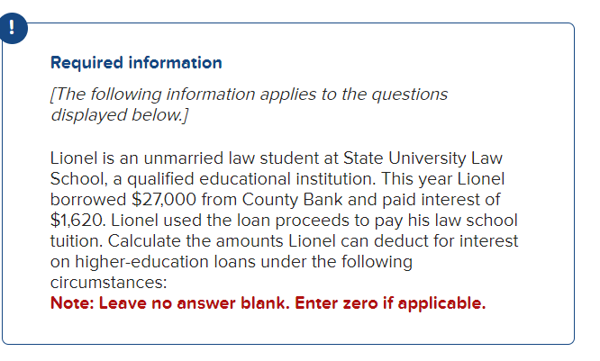 Solved !Required information[The following information | Chegg.com