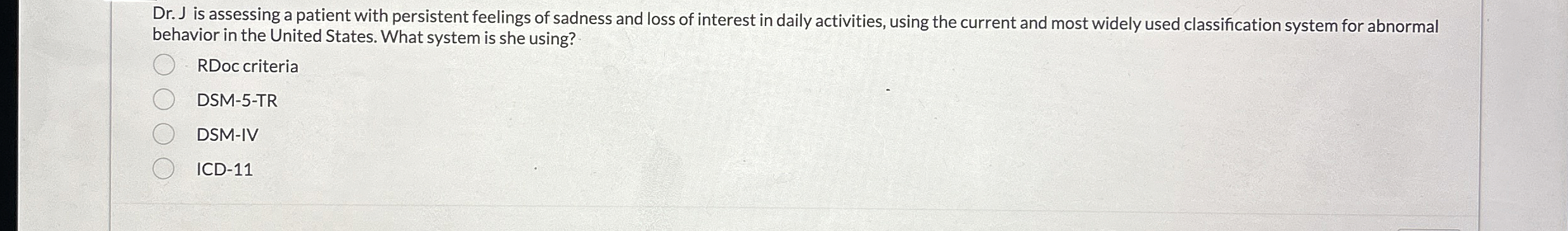 Solved Dr. ﻿J is assessing a patient with persistent | Chegg.com