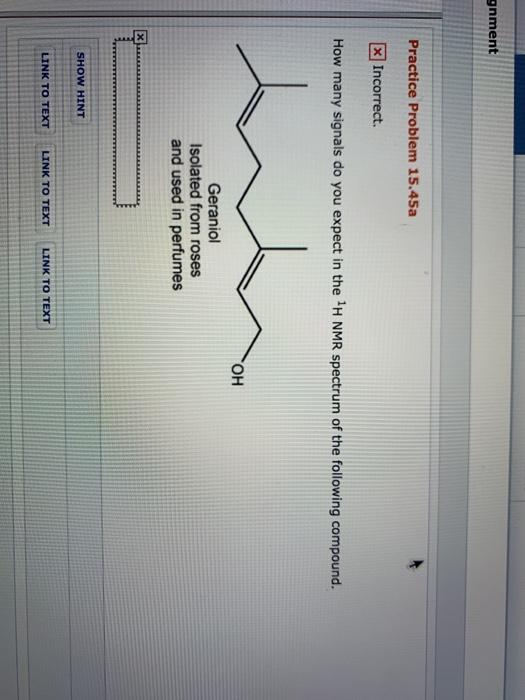 Solved gnment Practice Problem 15.45a X Incorrect How many | Chegg.com Solved gnment Practice Problem 15.45a X Incorrect How many | Chegg.com