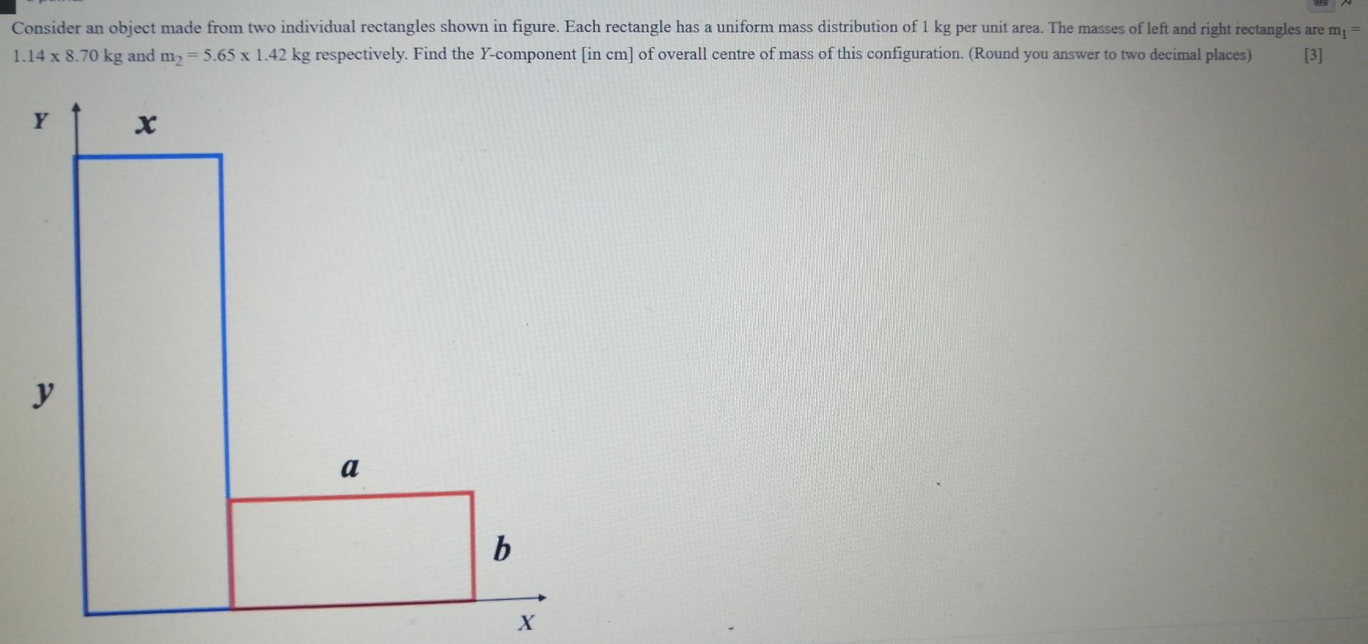 Solved Consider an object made from two individual | Chegg.com