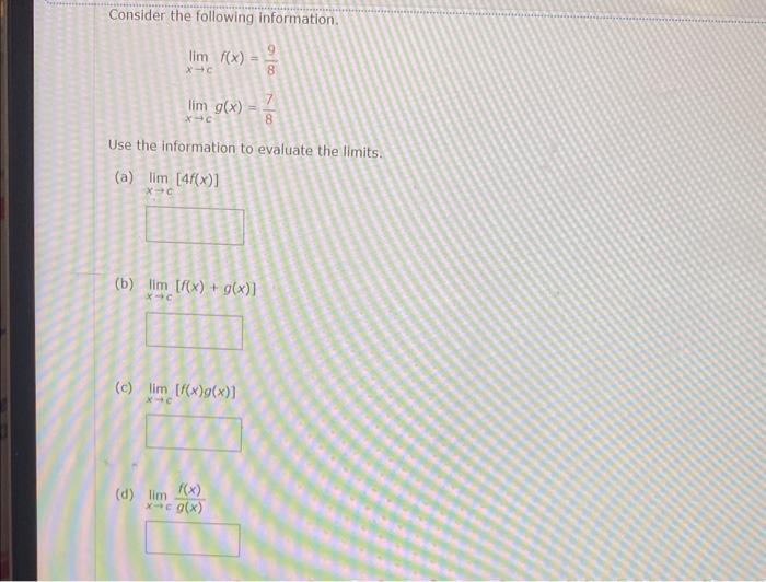 Solved Consider the following information. | Chegg.com