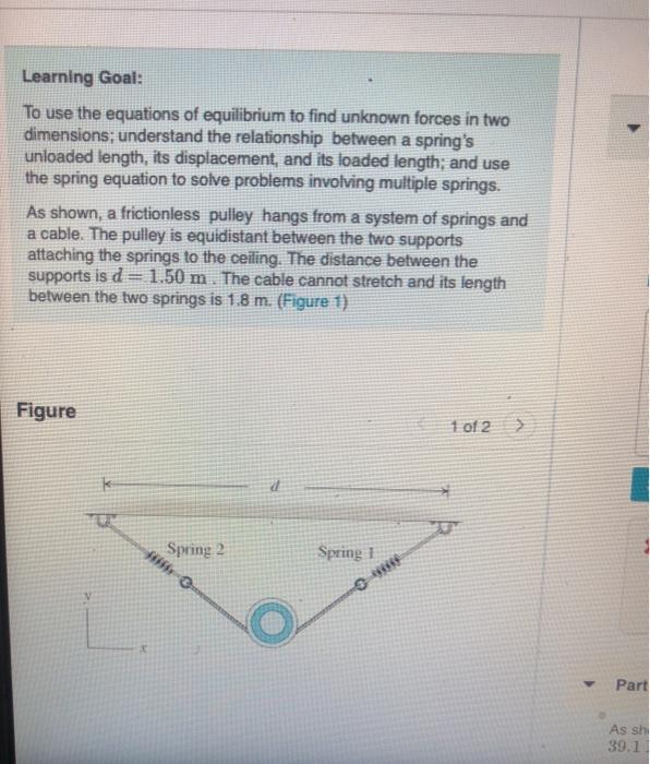 Solved Learning Goal: To use the equations of equilibrium to | Chegg.com