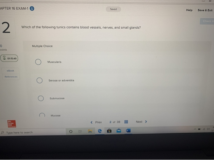 Solved APTER 16 EXAM-1 Saved Help Save & Exit 2 Which of the | Chegg.com Solved APTER 16 EXAM-1 Saved Help Save & Exit 2 Which of the | Chegg.com