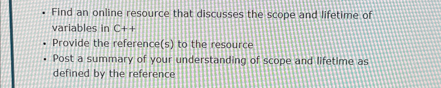 Solved Find an online resource that discusses the scope and | Chegg.com