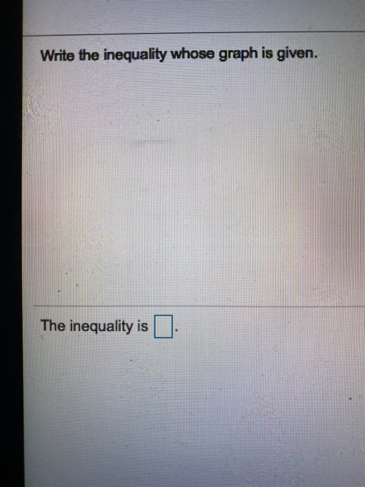 Solved -8 15 13.III 15.12 Ay Write the inequality whose | Chegg.com