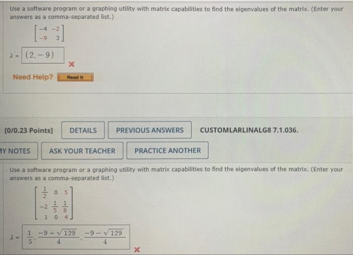 Solved Use a software program or a graphing utility with | Chegg.com