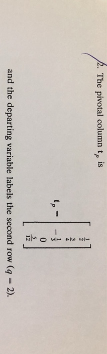 In Exercises 1 and 2 calculate the eta vector and | Chegg.com