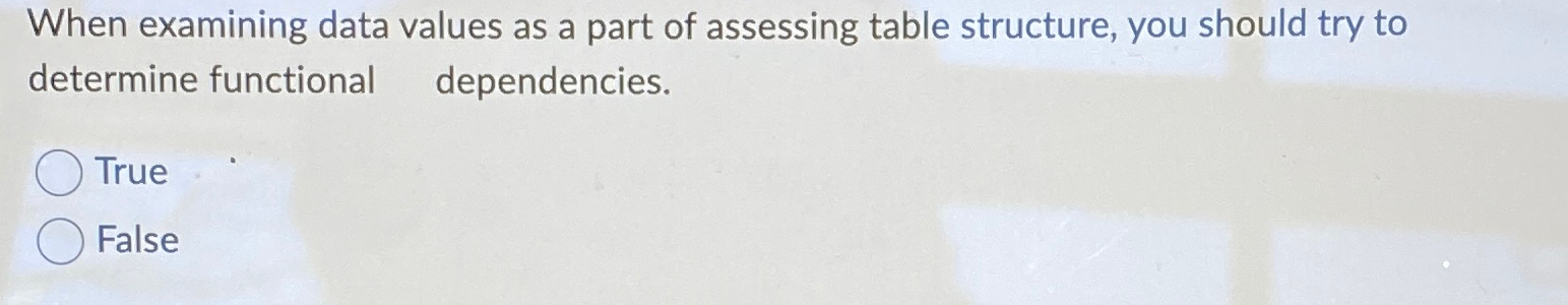 Solved When examining data values as a part of assessing | Chegg.com