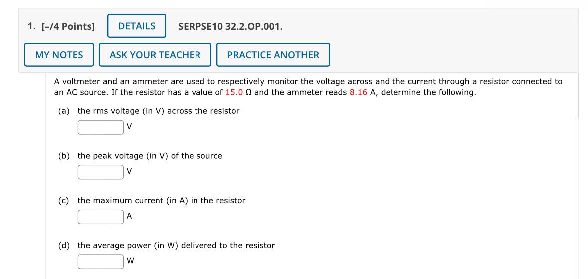 Solved 1.A voltmeter and an ammeter are used to respectively | Chegg.com