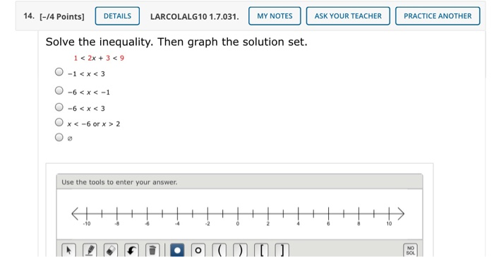 Solved 14. [-14 points) DETAILS LARCOLALG10 1.7.031. MY | Chegg.com Solved 14. [-14 points) DETAILS LARCOLALG10 1.7.031. MY | Chegg.com